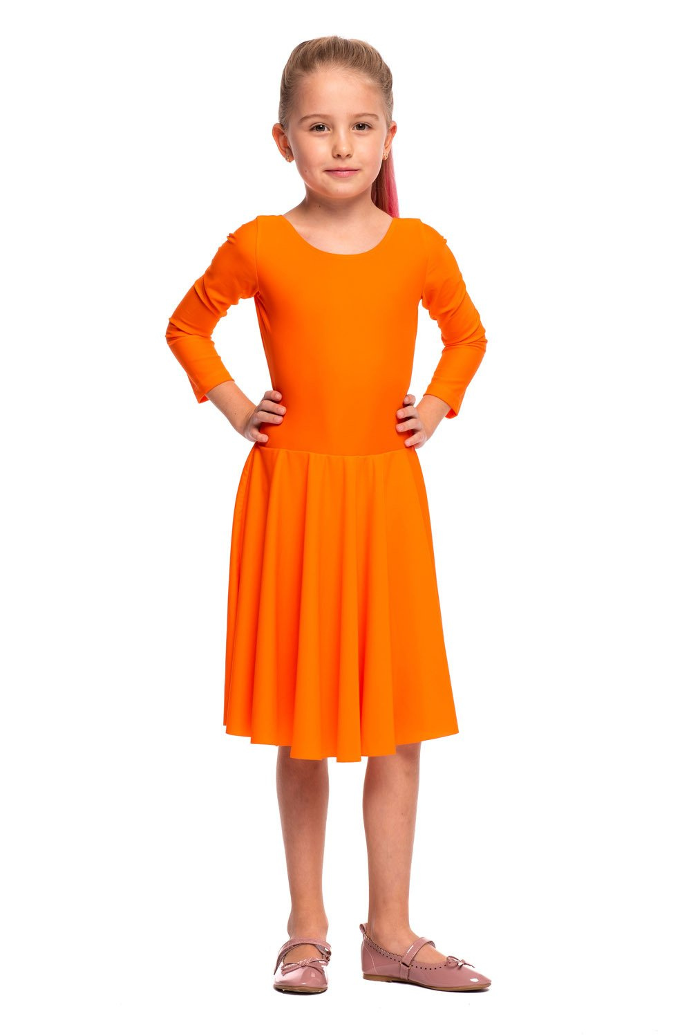 First Step Orange Dance Competition Dress for Girls - Perfect for ...